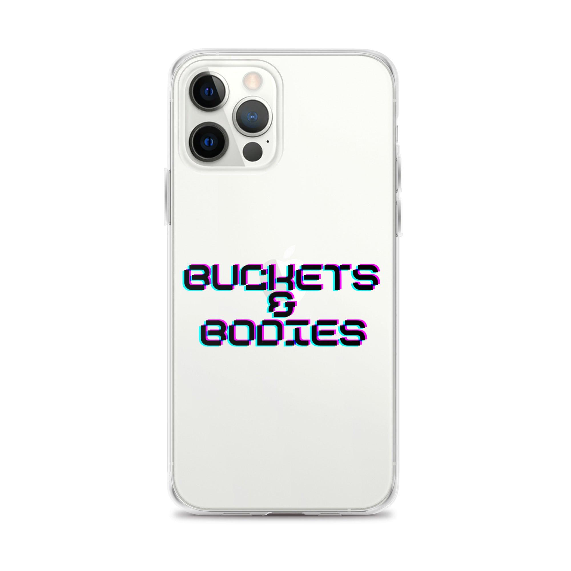 Angelo Sharpless "Buckets & Bodies" iPhone Case