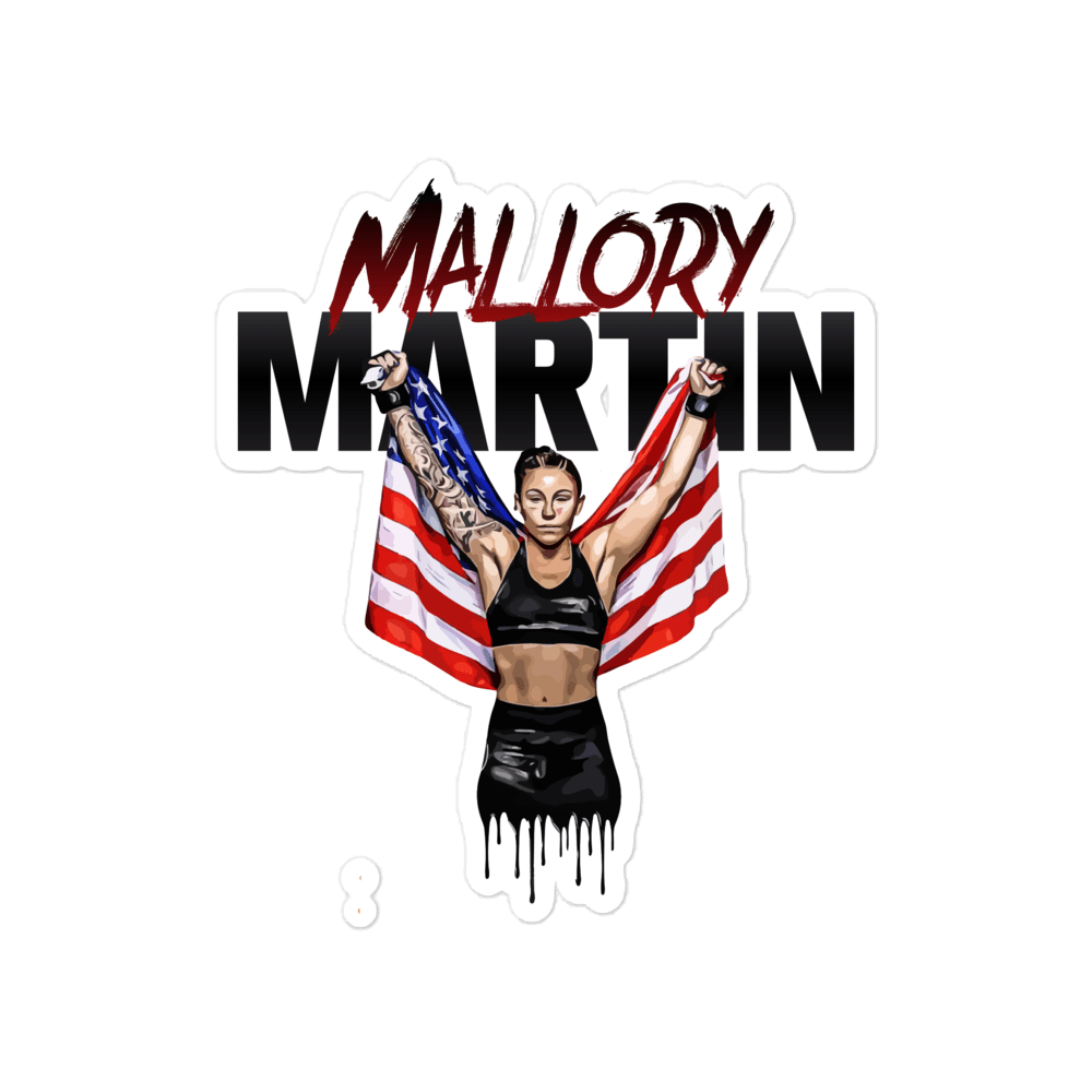 Mallory Martin "Fight night" sticker