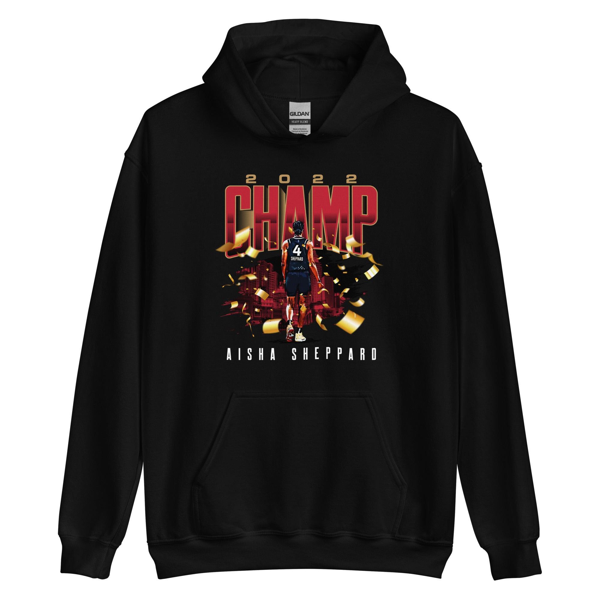 Aisha Sheppard "2022 Champ" Hoodie | Fan Arch