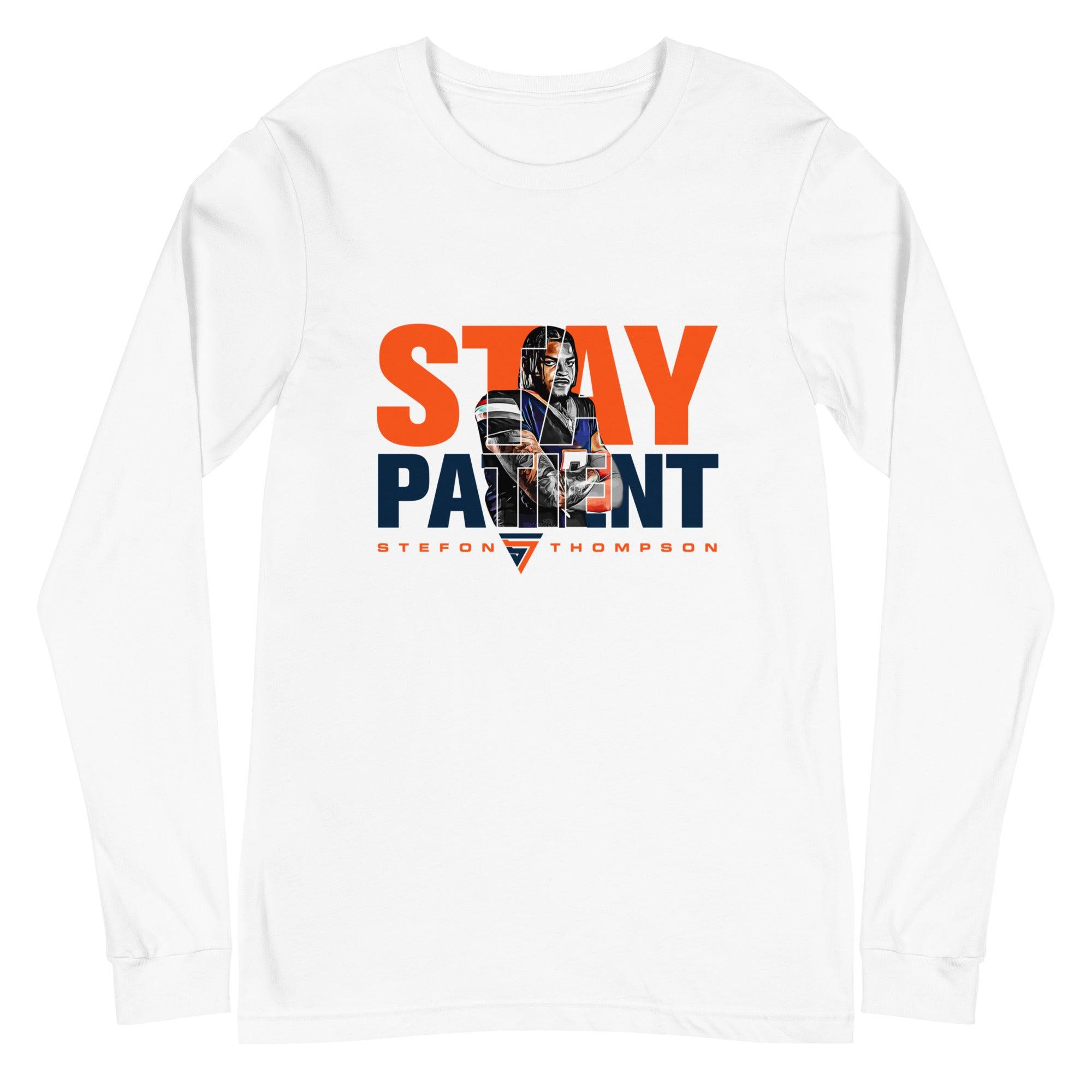 Stefon Thompson "Stay Patient" Long Sleeve Tee – Fan Arch